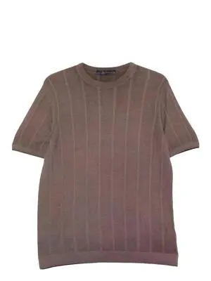 JEORDIE'S Vertical Stripe Sweater - Brown