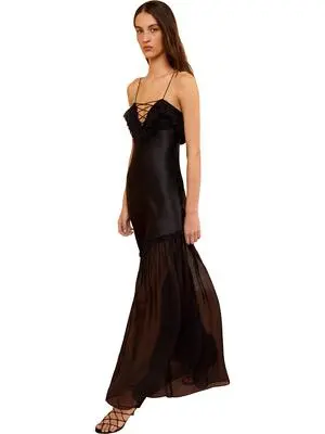Ulla Johnson Elaria Silk Gown - Noir