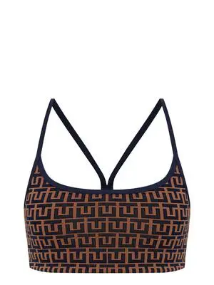 The Upside Castilla Bowie" Bra - Brown