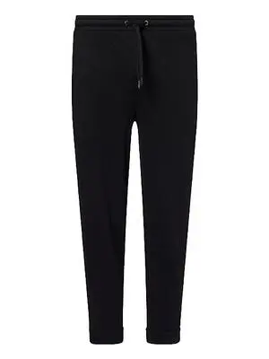 Derek Rose Quinn Tapered Cotton-jersey Jogging Bottoms - Black
