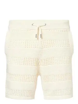RAITH Crochet Cotton Shorts - Ecru