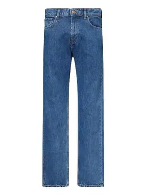 7 For All Mankind Modern Straight-leg Cotton Denim Jeans - Kingfisher