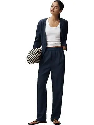 Maeve Tapered Trouser Pants - Eclipse