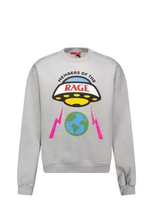MEMBERS OF THE RAGE Logo Print Sweatshirt - Grey
