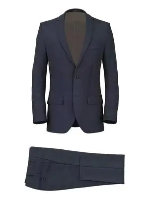 AL DUCA D’AOSTA 1902 Single-breasted Notch-lapel Suit - Blue