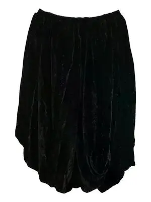Alaïa Glittered Balloon Skirt - Black