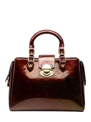 LOUIS VUITTON Louis Vuitton Monogram Vernis Melrose Avenue Handbag Red
