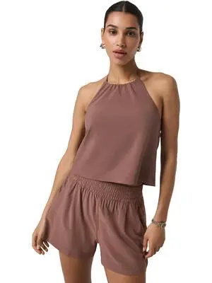 Vuori Shoreline Halter Top - Sable