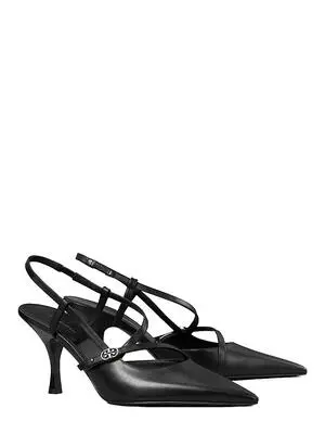 Tory Burch Tory Burch Double T Buckle Strap Pumps Perfect Black