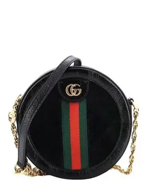 Gucci Ophidia Round Shoulder Bag Mini - Black