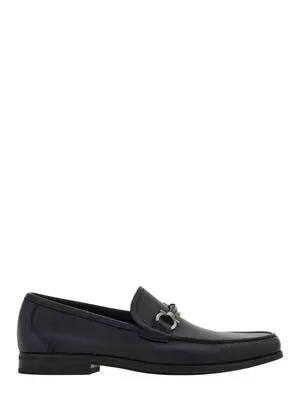 FERRAGAMO Gancini Ornament Loafers - Blue