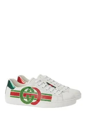 Gucci Logo Casual Sneakers - White