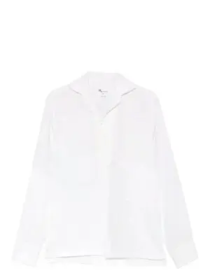DOPPIAA Long-sleeve Spread-collar Shirt - Neutrals