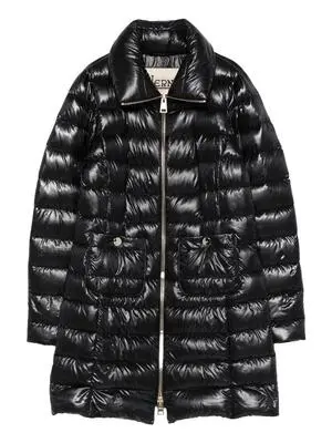 Herno Zip Fastening Quilted Down Jacket - Black