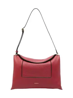 WANDLER Logo Letter Shoulder Bag - Red
