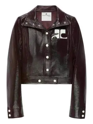 COURREGES Courrèges Vinyl Reissue Jacket With Logo Patch Red