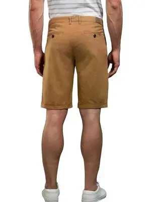 MOORER Alicudi-bb Twill Shorts - Neutrals