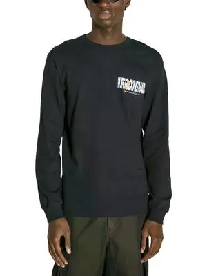 BOILER ROOM Long-sleeve Graphic T-shirt - Black