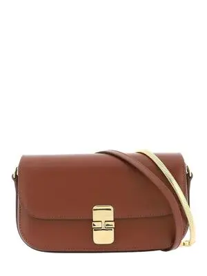 A.p.c. Chain-linked Shoulder Bag - Brown