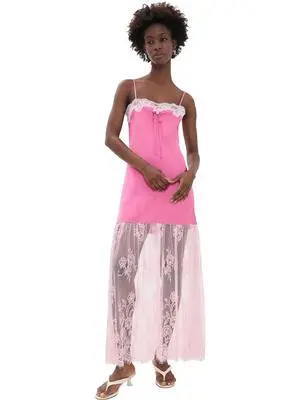 Show Me Your Mumu Celine Maxi Dress - Pink