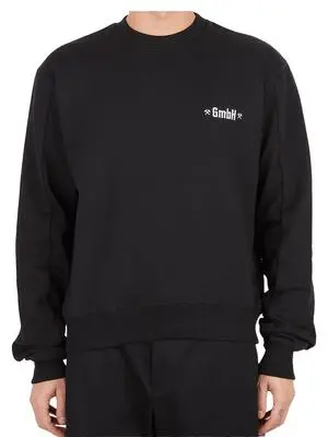 GMBH Screen Print Crewneck Sweatshirt - Black