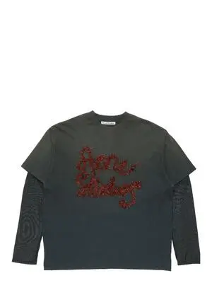 ACNE STUDIOS Acne Studios Layered Logo T-Shirt