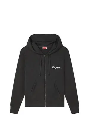 Kenzo Wild Tiger Zip Up Hoodie - Black