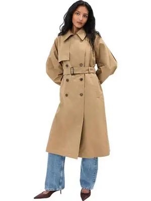 LE BOP Toby Trench Coat - Hazelnut