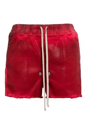 RICK OWENS Rick Owens Side-Slit Denim Shorts