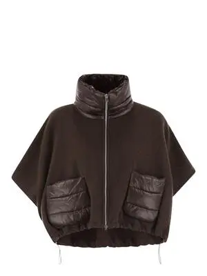 Herno Stand-up Collar Casual Jacket With Patch Pockets - Black