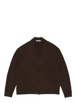 ACNE STUDIOS Acne Studios Embroidered Logo Buttoned Cardigan