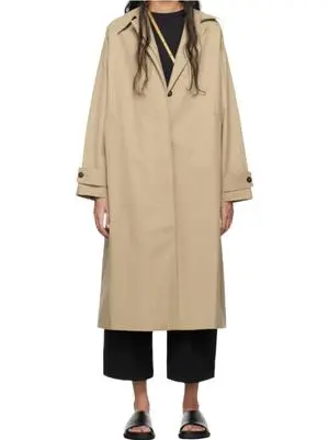 Studio Nicholson Holin Single-breasted Coat - Nude