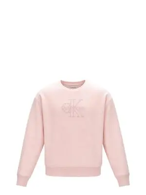 CALVIN KLEIN Calvin Klein Jeans Long Sleeve Crewneck Sweatshirt With Embroidered Logo