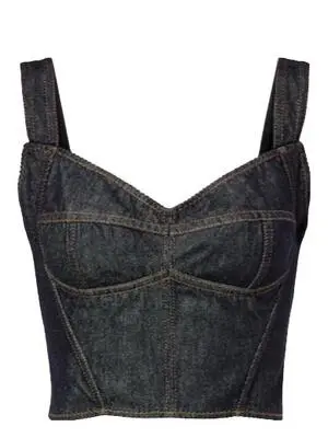 DOLCE & GABBANA Dolce & Gabbana Denim Bustier