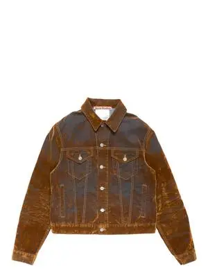 ACNE STUDIOS Acne Studios Flocked Denim Jacket