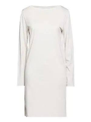 Majestic Filatures Lyocell And Organic Cotton Mini Dress - Light Grey