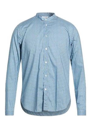 Boglioli Shirt Size Cotton - Light Blue
