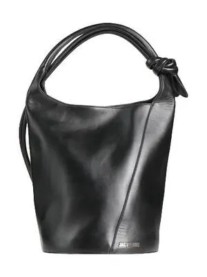 Jacquemus Leather Bucket Bag - Black