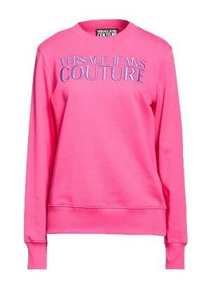 Versace Versace Jeans Couture Fuchsia Cotton Sweatshirt Fuchsia