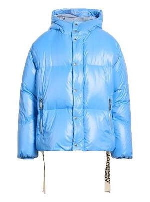 Khrisjoy Polyamide Down Puffer Jacket With Hood - Azure