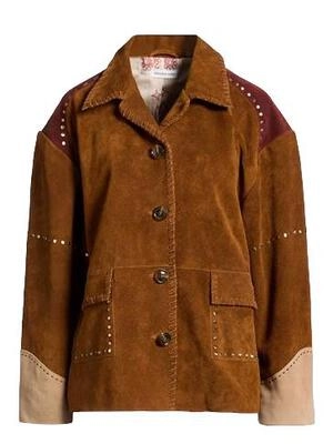 ARIZONA LOVE Suede Embellished Jacket - Camel
