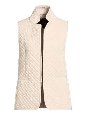 MOORER Quilted Vest - White