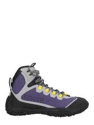 Dior High-top Hiking Boots With Lace-up Detail - Purple