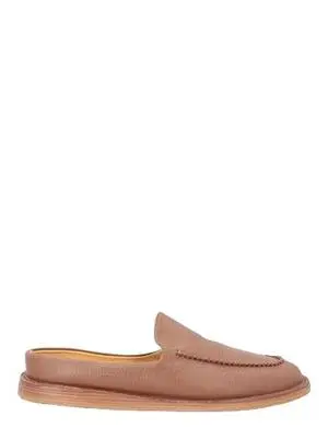Bally Goat Skin Mules - Tan