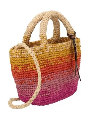 Manebí Panier" Mini Raffia Bag - Multicolour