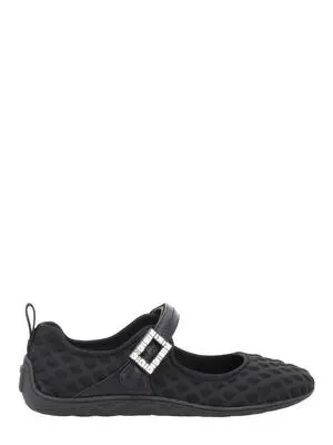 ROGER VIVIER Ballerina Viv Low Flats - Black
