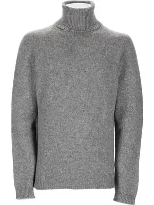 ROBERTO COLLINA Ribbed Turtleneck Sweater - Multicolour