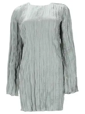 Staud Kona" Mini Dress - Silver