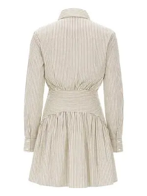 Staud Staud Rocco Mini Dress Ivory