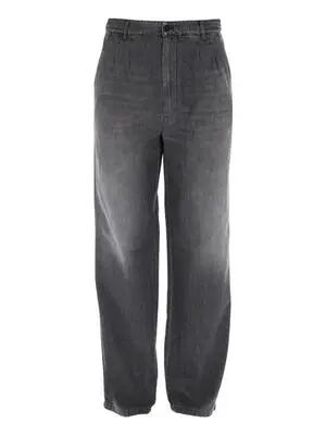 MAISON MARGIELA Straight Leg Jeans - Black